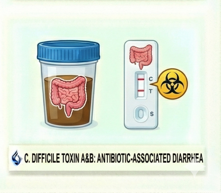C.Difficile Toxin Stool A & B Stool - Kashmir Online Laboratory